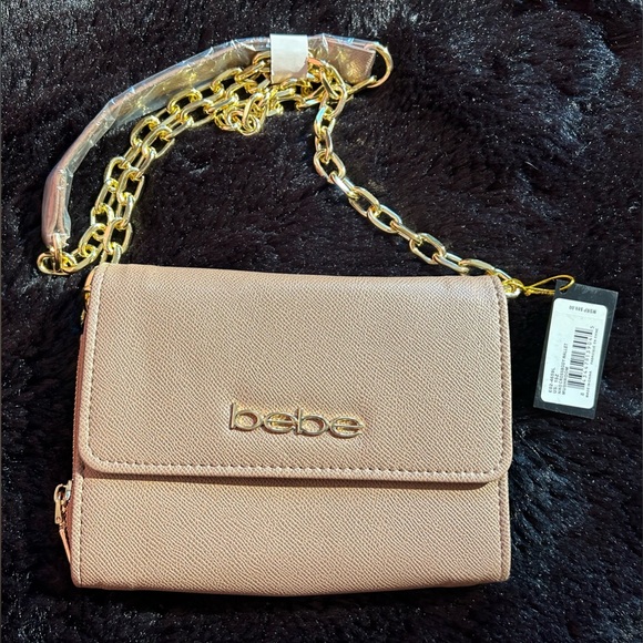 bebe | Bags | Bebe Blush Bag With Gold Chain | Poshmark